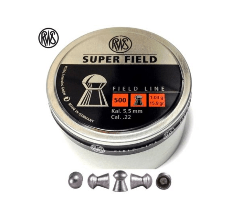 RWS Super Field Pellets .22 | Livens Gun Shop RWS Pellets