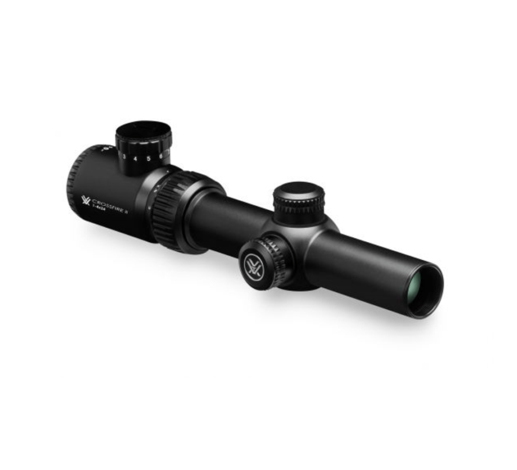 Vortex Crossfire II 1-4x24 V-Brite (MOA) Reticle | 30mm Tube