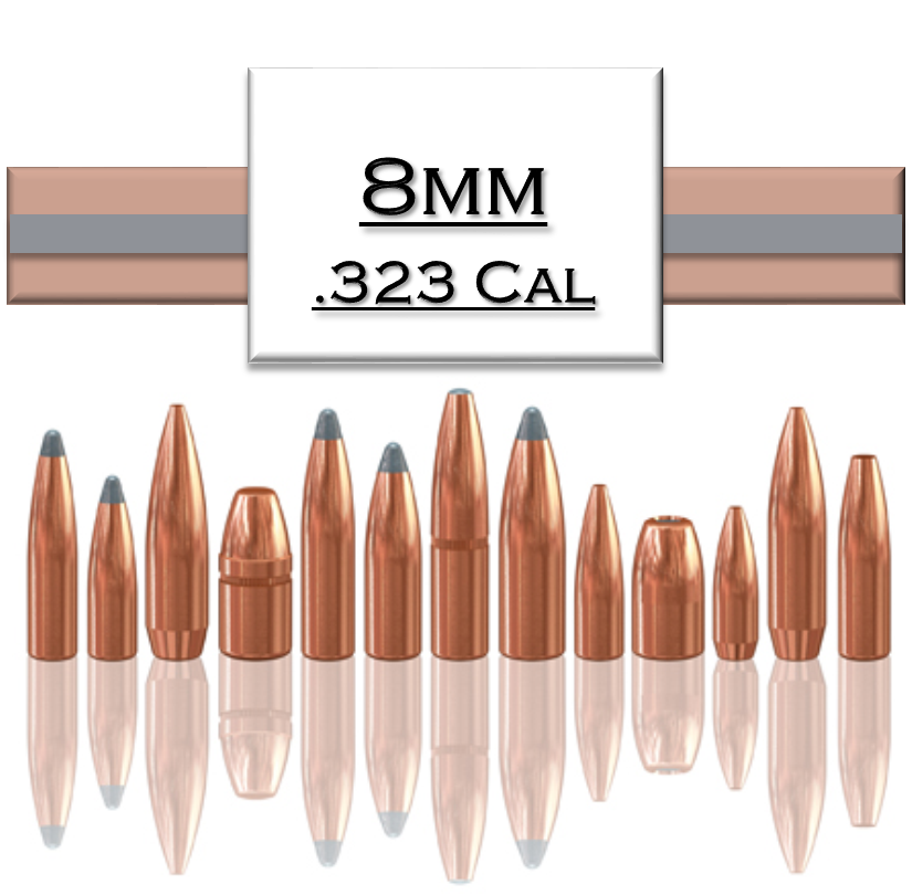 .323 / 8mm Bullets | Browse & Order Online | Livens Gun Shop