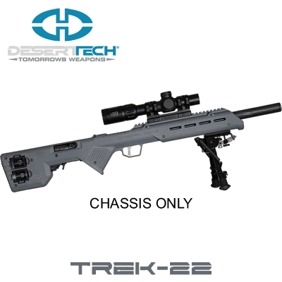 Desert Tech - Trek-22 Ruger 10/22 Chassis System - Grey | Order Online ...