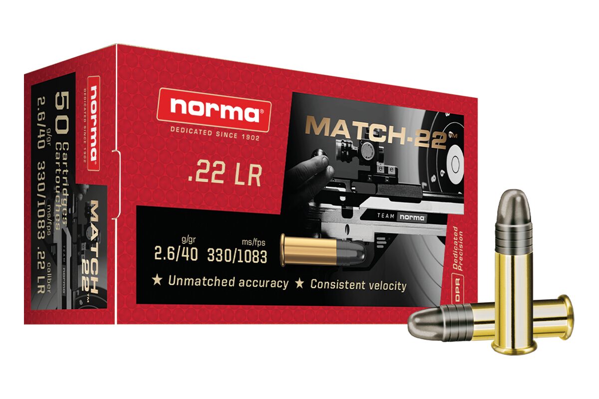Norma Match-22 22LR 40GR | Order Online | Livens Gun Shop