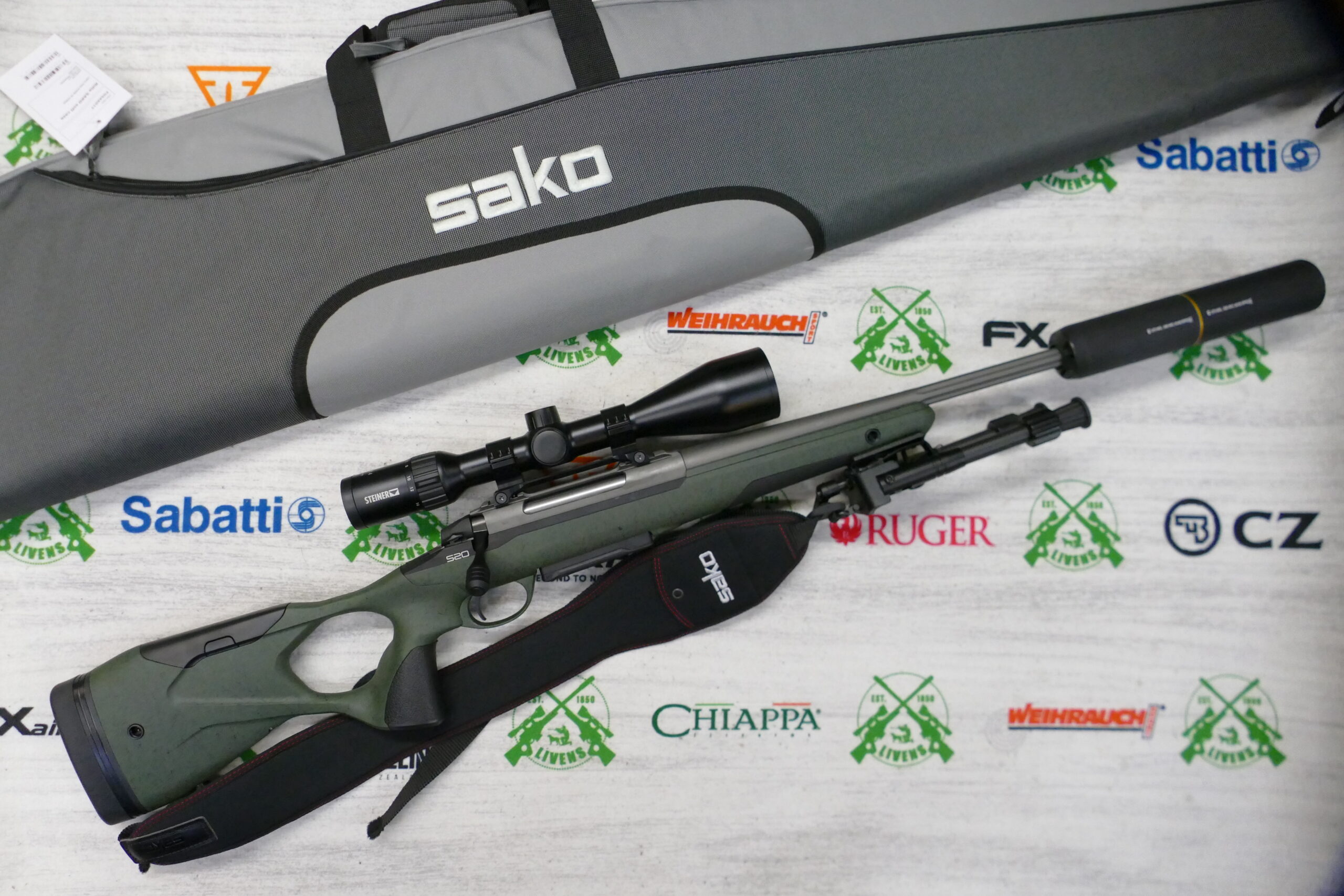 Sako S20 Hunter Green RoughTech | Livens Gun Shop | Sako Centerfire Rifles
