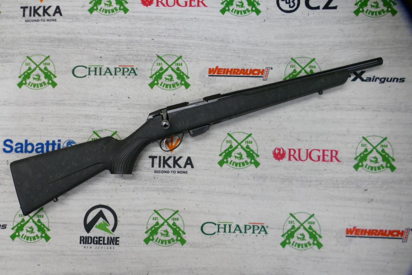 Tikka T1X Roughtech Emerald Rifle | Livens Gun Shop | Tikka Rimfire Rifles