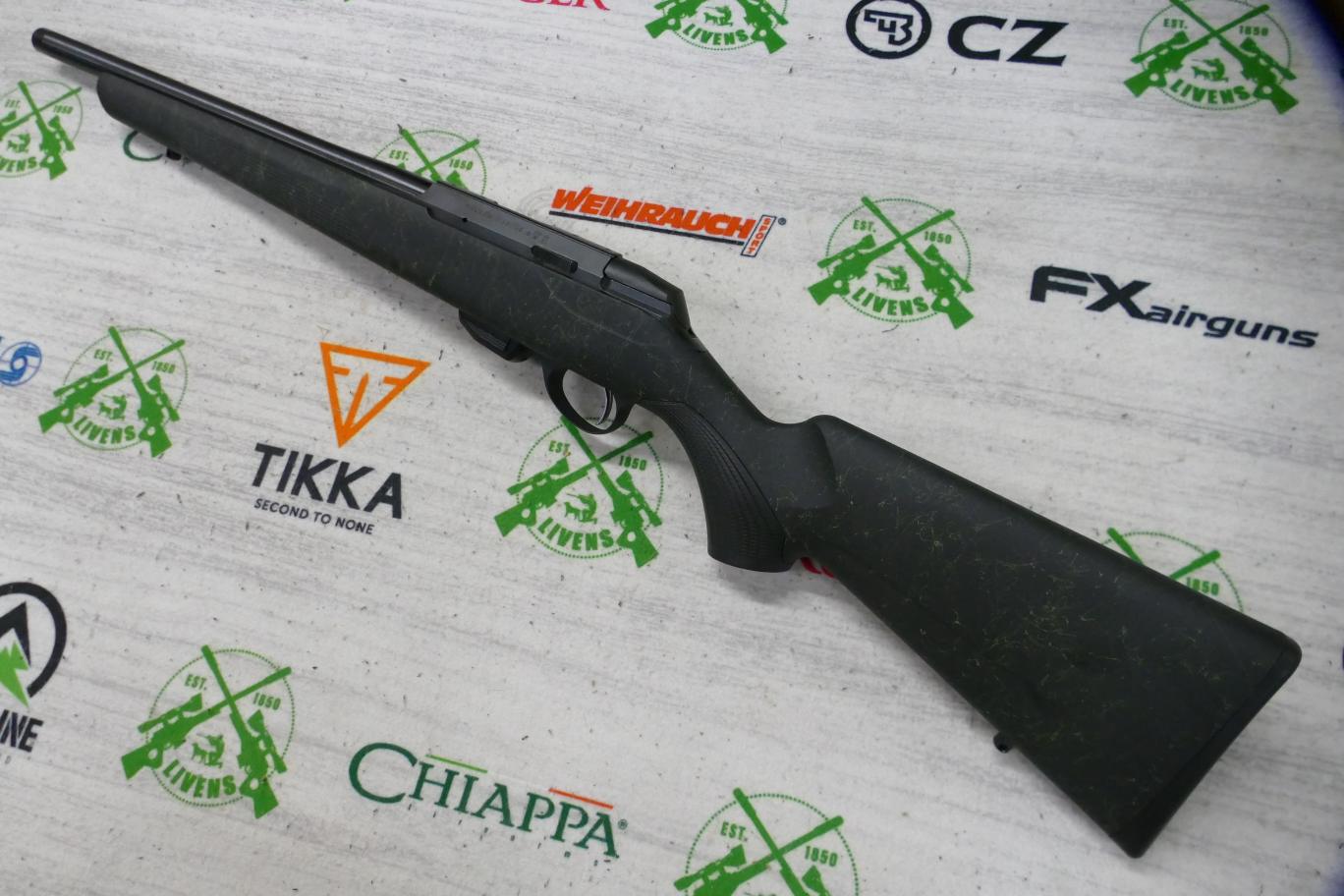 Tikka T1X Roughtech Emerald Rifle | Livens Gun Shop | Tikka Rimfire Rifles